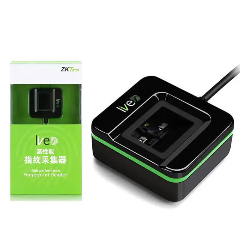 ZKT LIVE20R HIGH PERFORMANCE FINGERPRINT READER SYSTEM SUPPORTED (ANDR ...