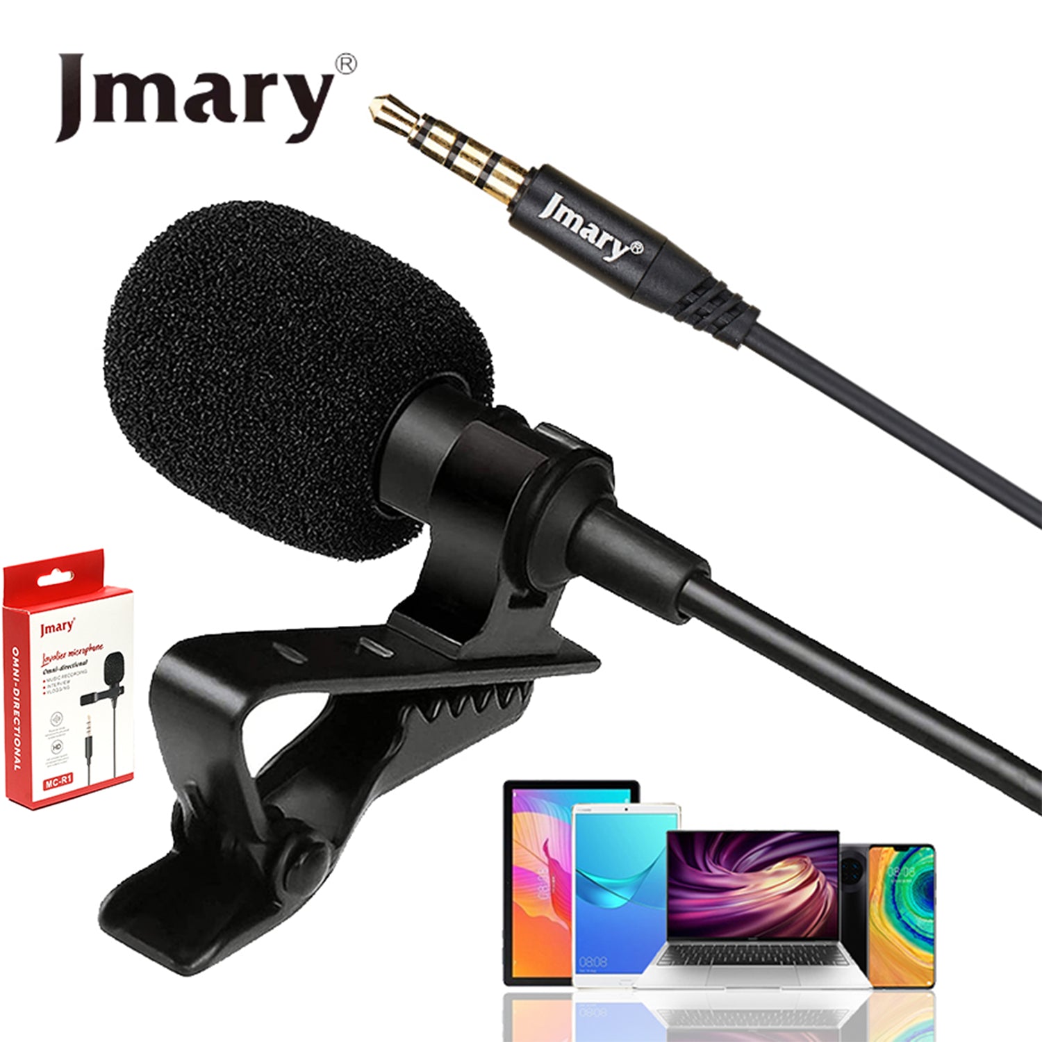 MARY MC-R1 3.5MM PROFESSIONAL LAVALIER MICROPHONE – Win Computers